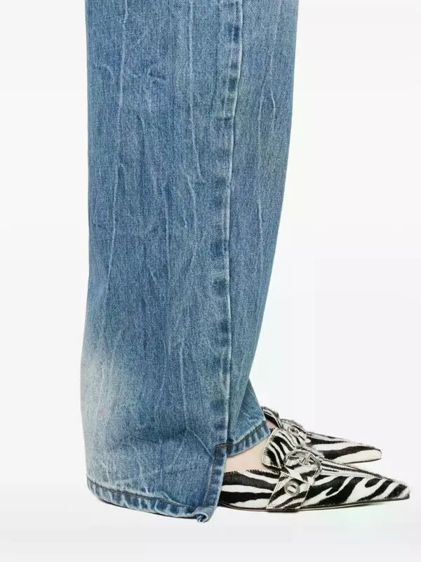 YCH High-low Hem Jeans