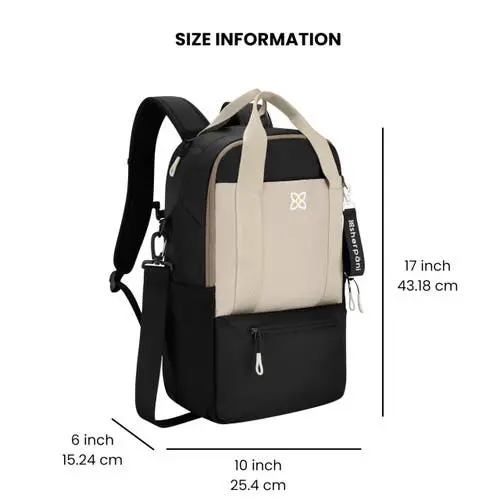 SHERPANI Camden Convertible Backpack Tote - Con Leche