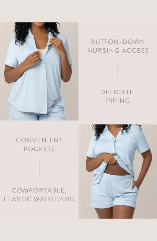 KINDRED BRAVELY Clea Short Sleeve Pajama Set - Mist