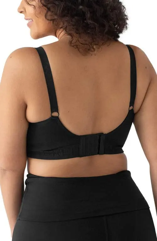KINDRED BRAVELY Busty Sublime Hands-free Pumping & Nursing Bra -sizing Options From E-h Cup - Black
