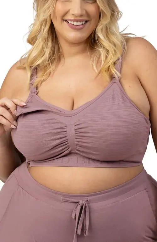 KINDRED BRAVELY Busty Sublime Hands-free Pumping & Nursing Bra -sizing Options From E-h Cup - Twilight