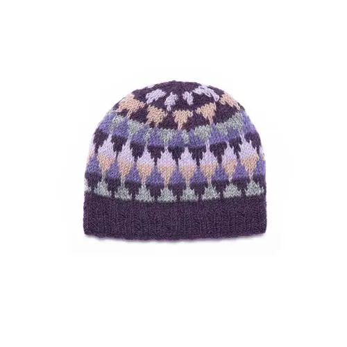 FEELGOODZ Hand-knit Wool Beanie Hat - Bloom