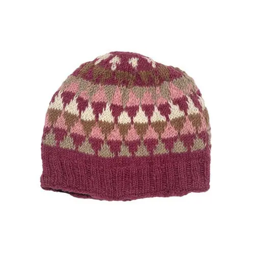 FEELGOODZ Hand-knit Wool Beanie Hat - Quarry