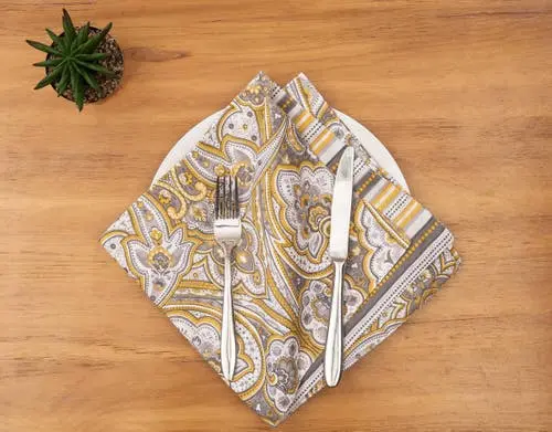 C&F HOME Shay Damask Napkin