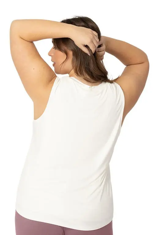 KINDRED BRAVELY Maternity & Nursing Tank - White