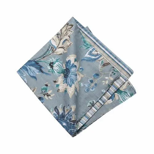 C&F HOME Morrison Floral Cotton Reversible Napkin Set Of 6machine Washable