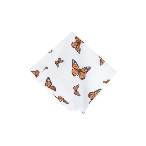 C&F HOME Monarch Butterfly Napkin - Brown