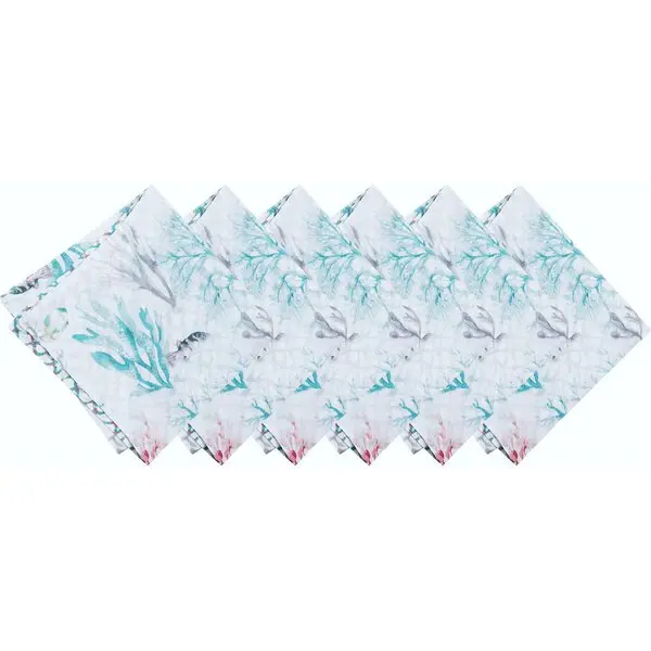 C&F HOME St.vincent Cloth Napkins Set Of 6 - Blue