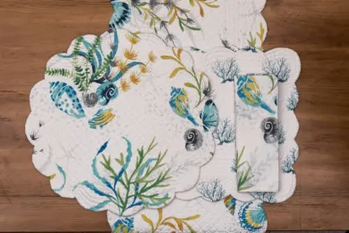 C&F HOME Marlowe Sound Cotton Cloth Napkin Machine Washable Set Of 6