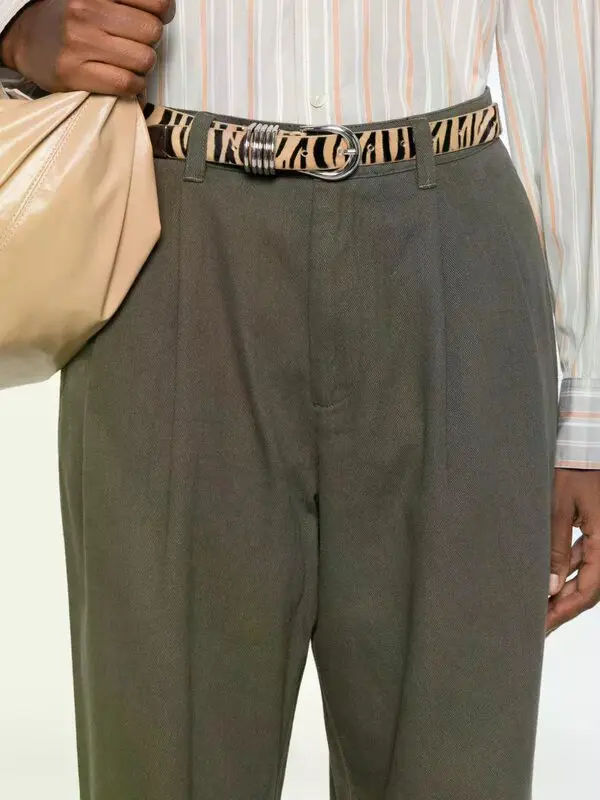 6397 Cotton Wide-leg Trousers - Grey