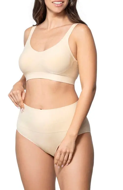 UNDEROUTFIT Smoothing At Waist Brief - Sand