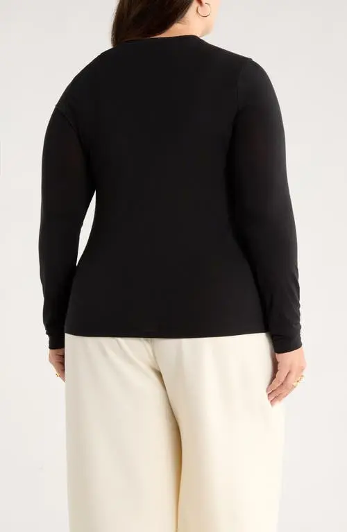 Nordstrom Long Sleeve T-shirt - Black