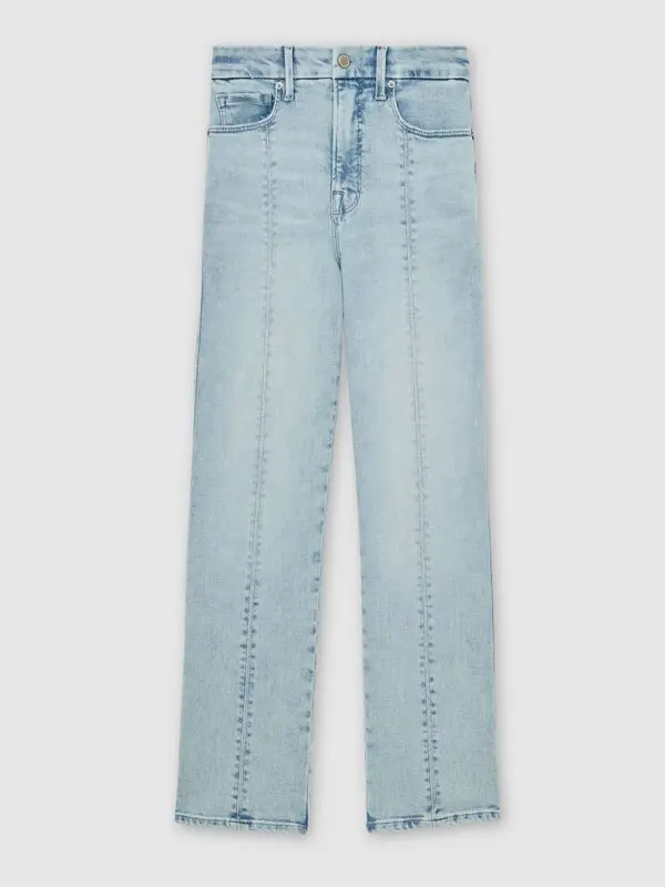 Good American Straight-leg Seam Jeans