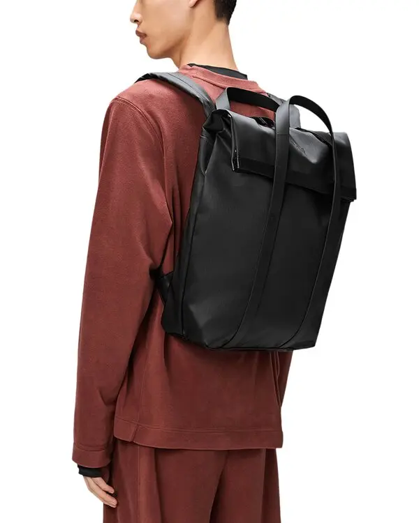 Rains 2 Way Tote Backpack - Black