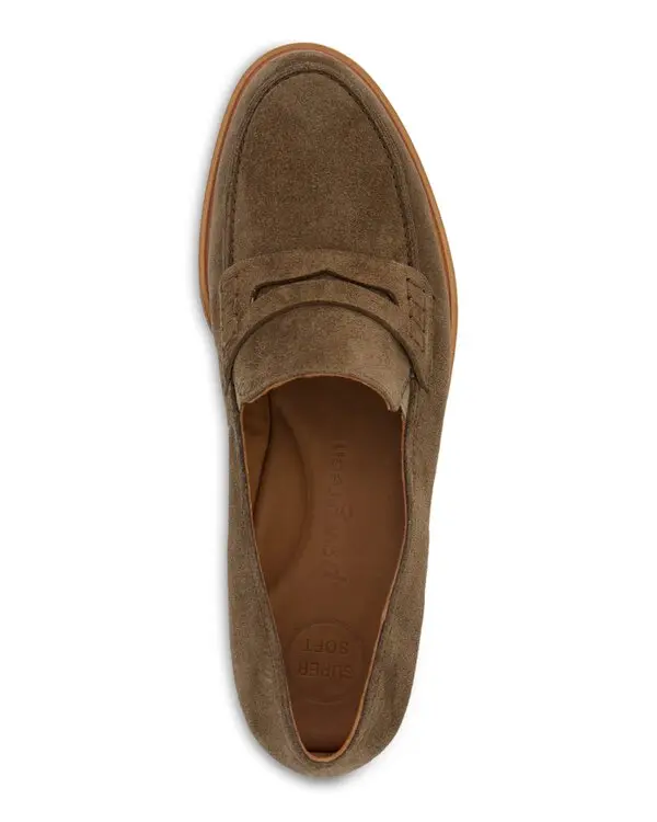 Paul Green Carmel Penny Loafers - Earth Soft Suede