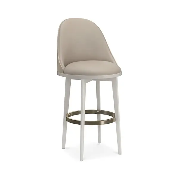 CARACOLE Another Round Bar Stool - Moonstone