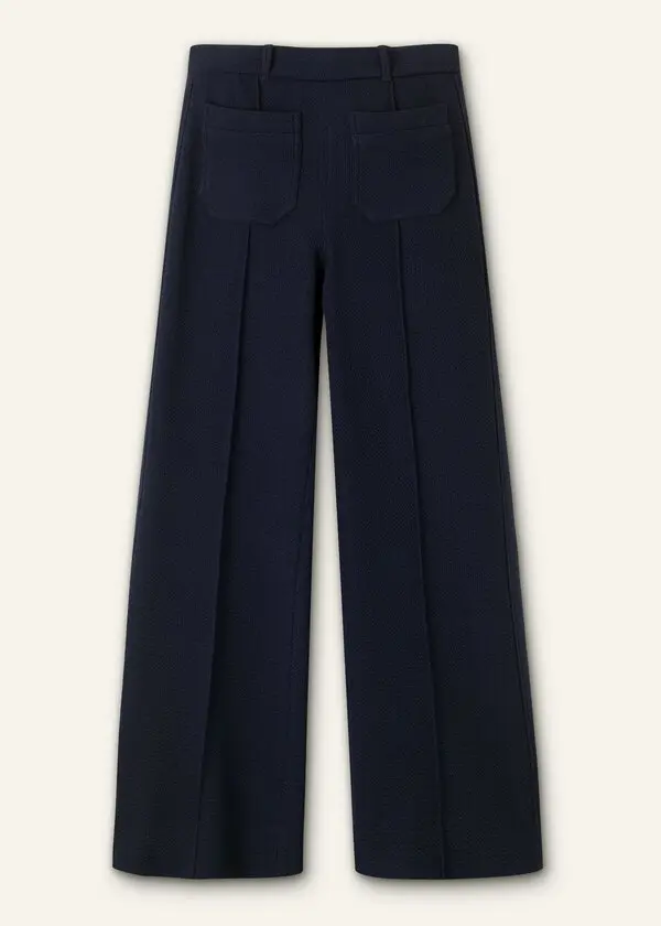 ME+EM Textured Flare Trouser