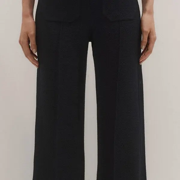 ME+EM Textured Flare Trouser