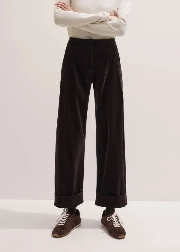 ME+EM Clever Cord Trousers - Double Espresso