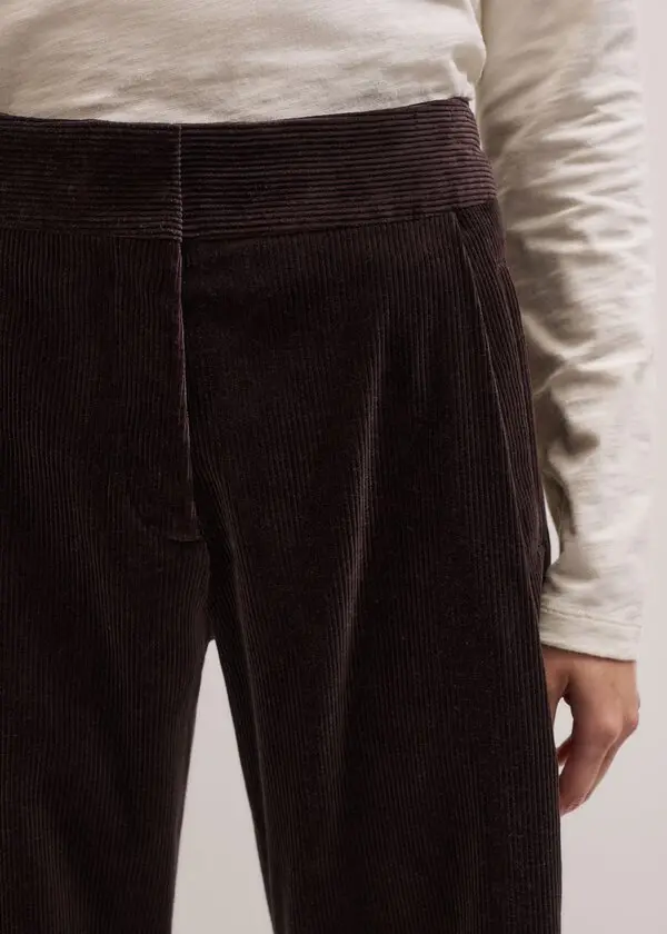ME+EM Clever Cord Trousers - Double Espresso