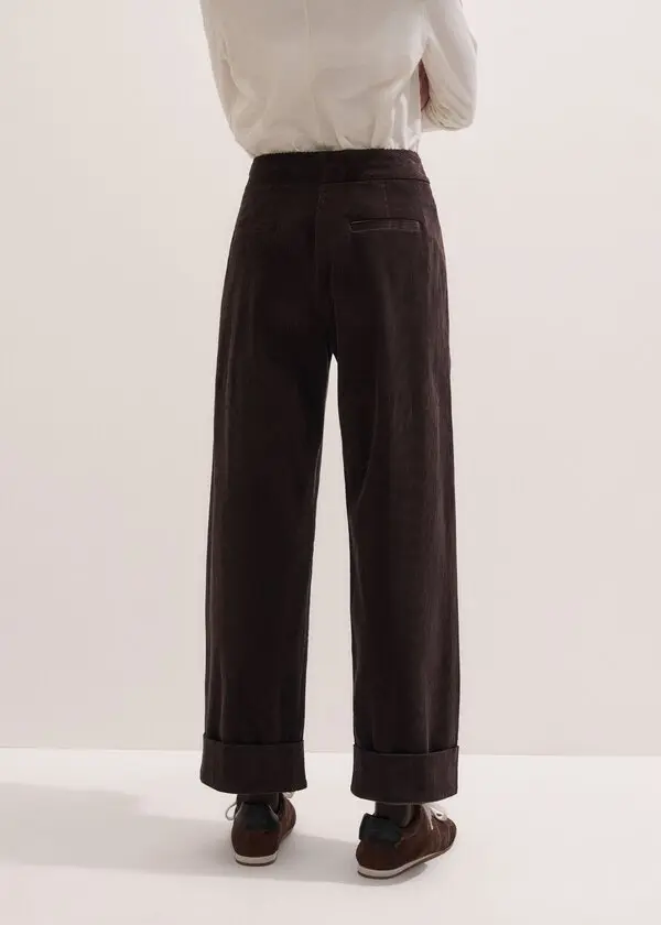 ME+EM Clever Cord Trousers - Double Espresso