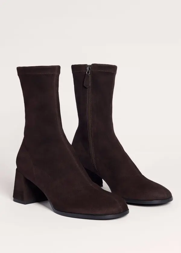 ME+EM Ankle Stretch Boots - Deep Chocolate