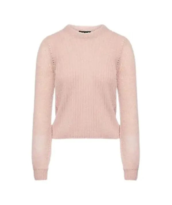 ME+EM Balloon Sleeve Jumper - Smoke Pink