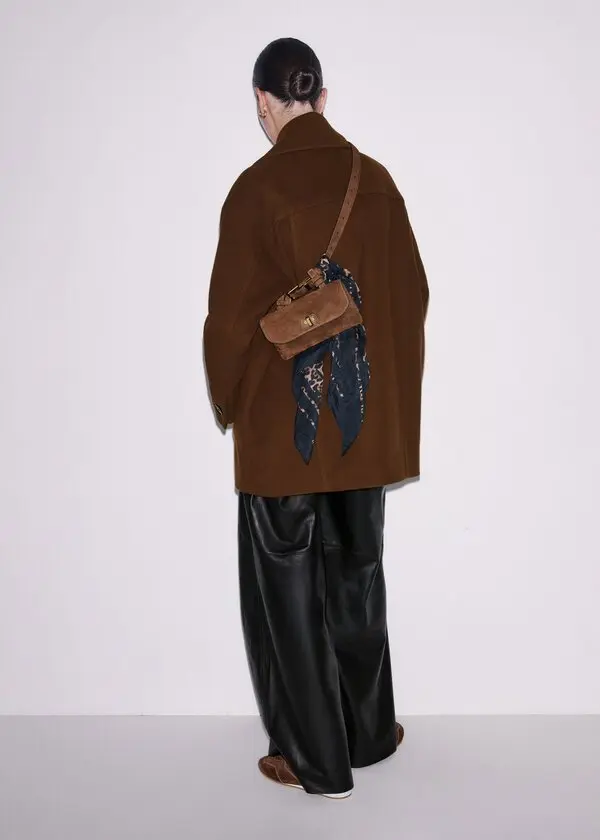 ME+EM Soft Shoulder Military Coat - Chestnut