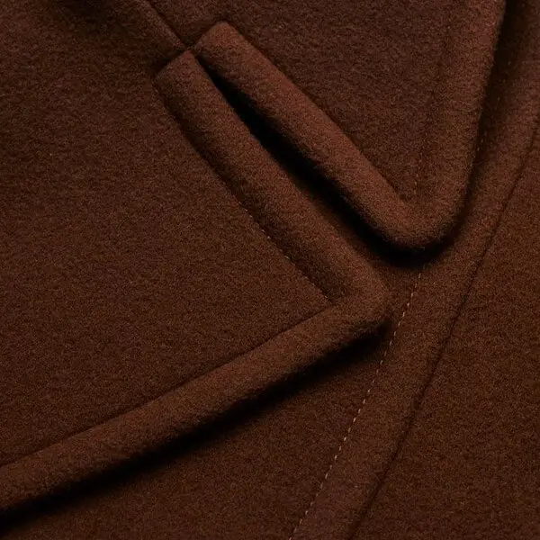 ME+EM Soft Shoulder Military Coat - Chestnut
