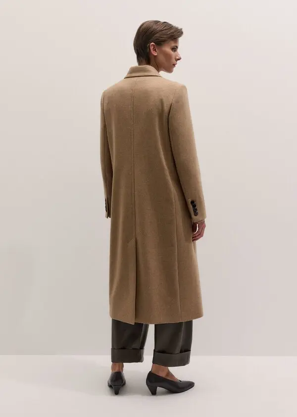 ME+EM Italian Wool Double-breasted Tailored Coat