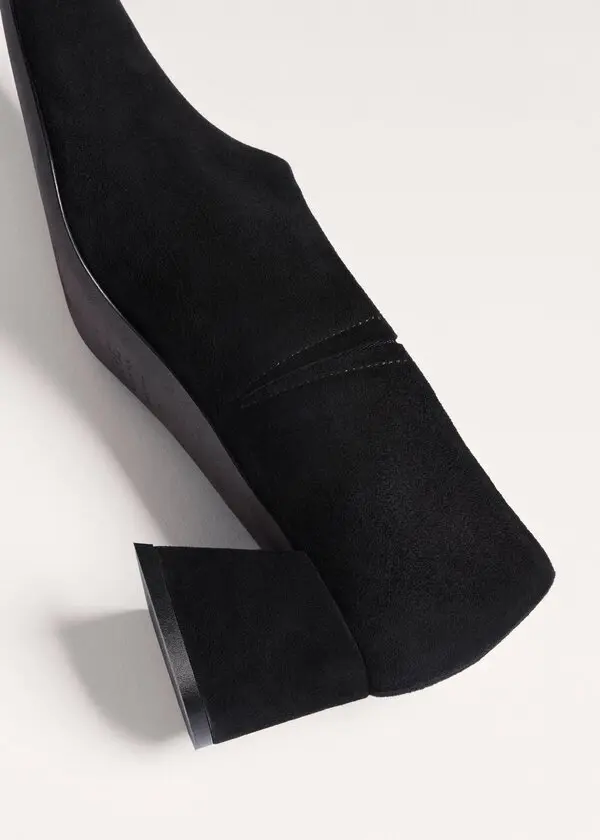ME+EM High Front Block Heel - Black
