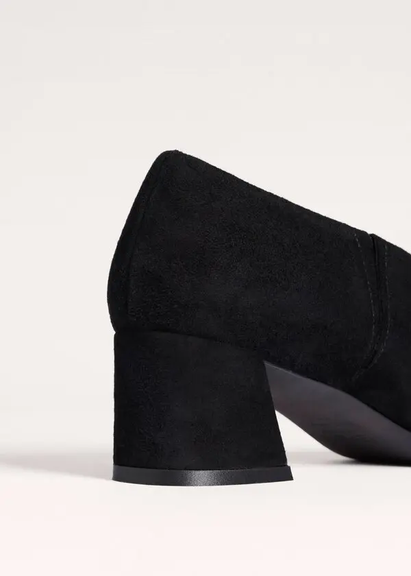 ME+EM High Front Block Heel - Black