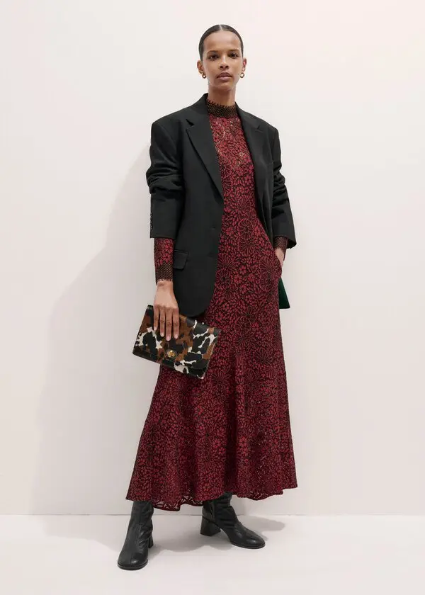 ME+EM Lace Maxi Dress