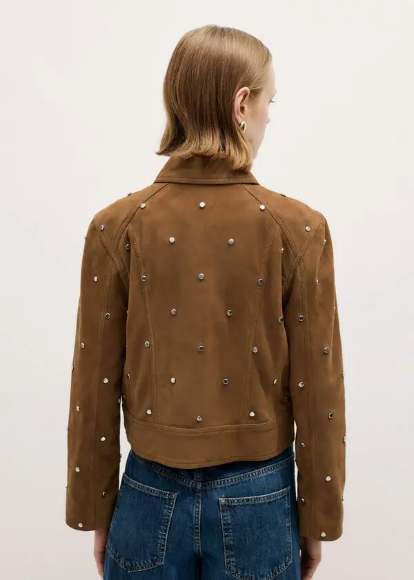 ME+EM Relaxed Studded Jacket