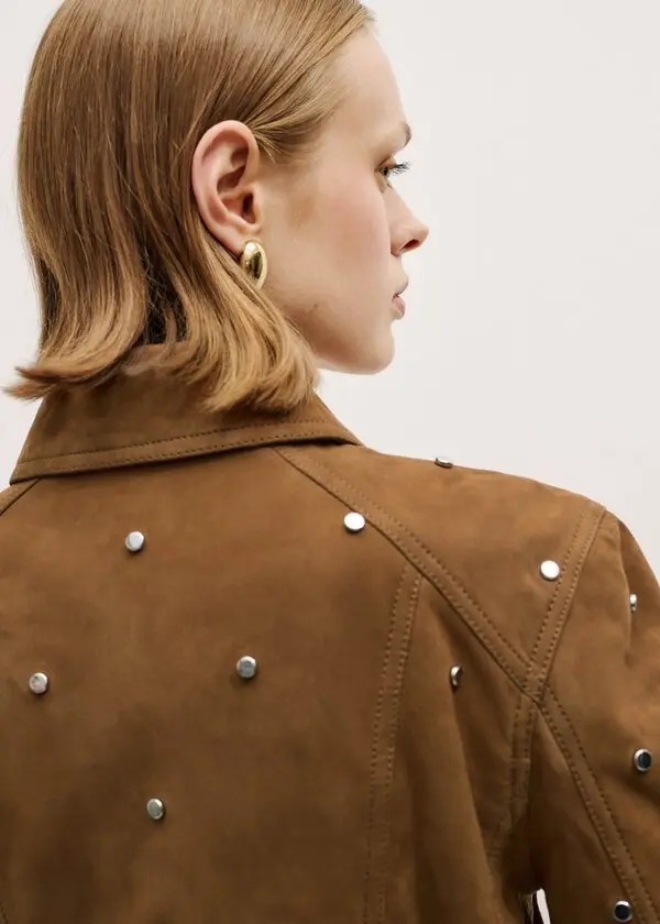ME+EM Relaxed Studded Jacket