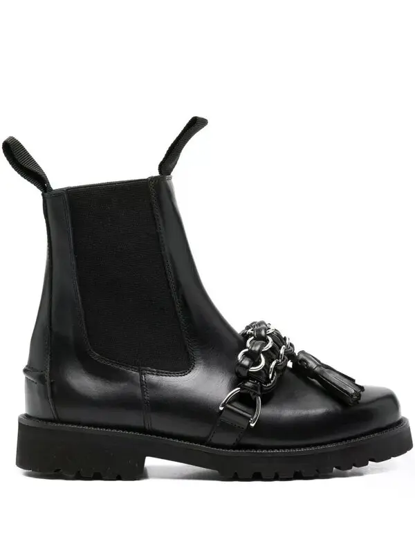 Toga Chain-tassel Chelsea Boots