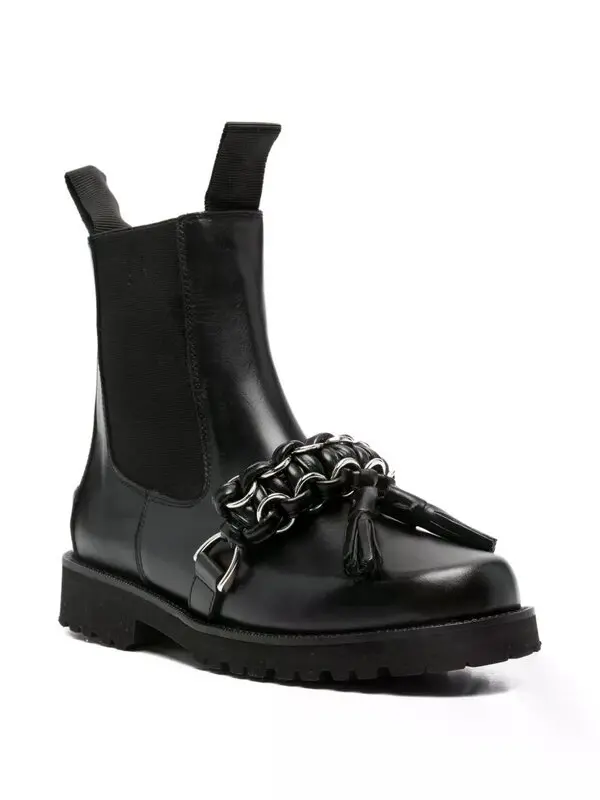 Toga Chain-tassel Chelsea Boots