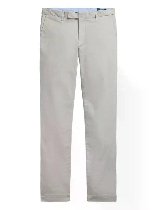Polo Ralph Lauren Flat-front Twill Trousers - Grey