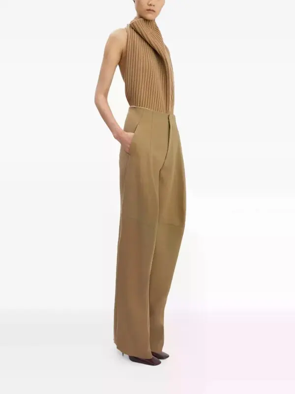 Victoria Beckham Pleated Panel Trousers