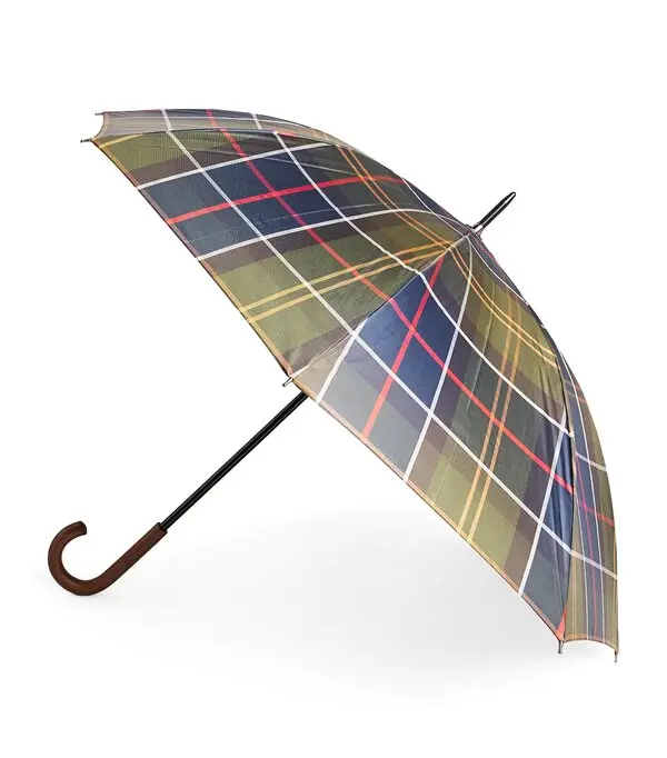 Barbour Tartan Umbrella - Brown