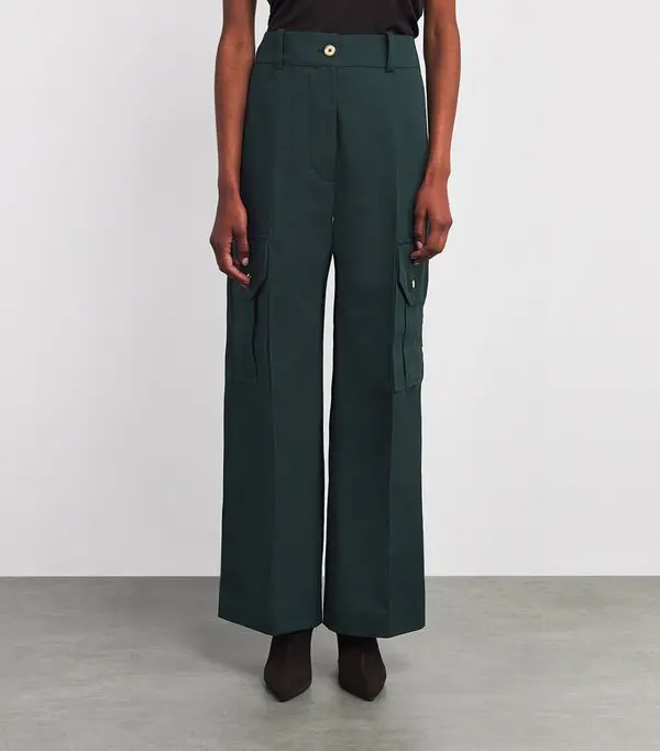 Patou Flared Cargo Trousers