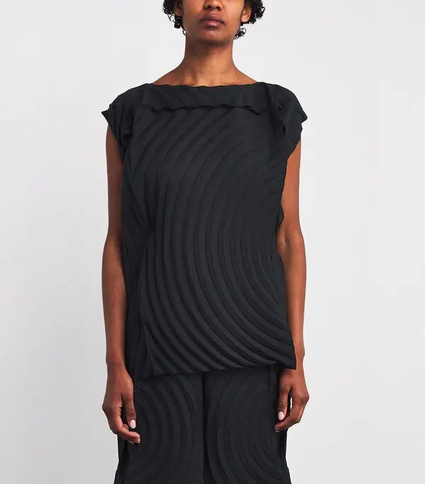 Issey Miyake Paper Bag Pleats Top