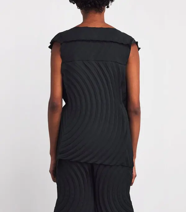 Issey Miyake Paper Bag Pleats Top