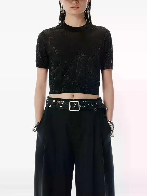 Alexander Wang Cropped Top - Black