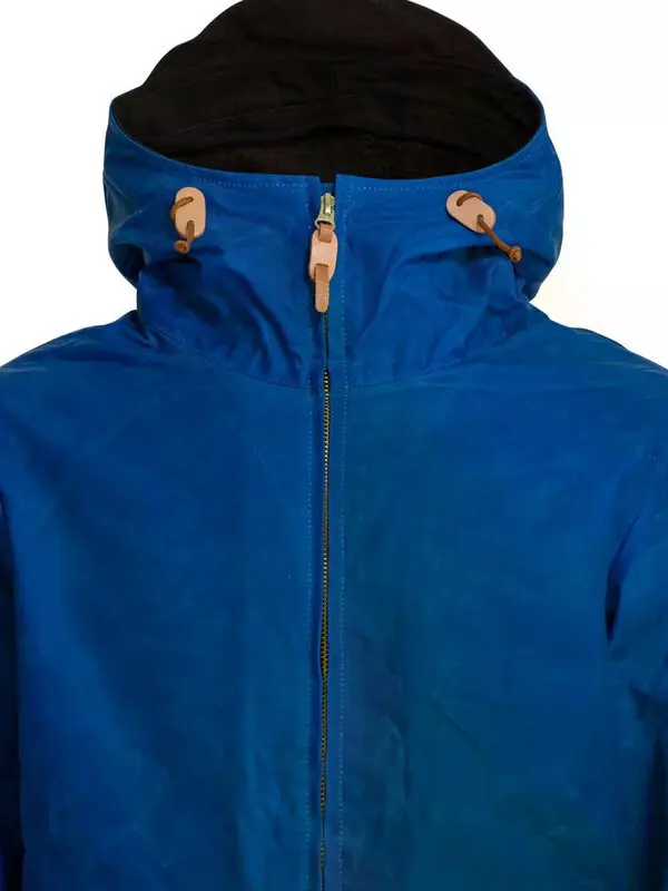 CECCARELLI Hooded Cotton Jacket - Blue