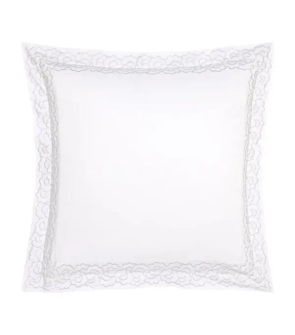 YVES DELORME Festons Square Oxford Pillowcase