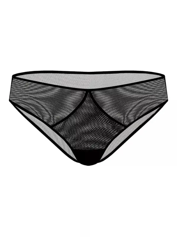 ZHILYOVA Asteria Mesh Briefs - Black