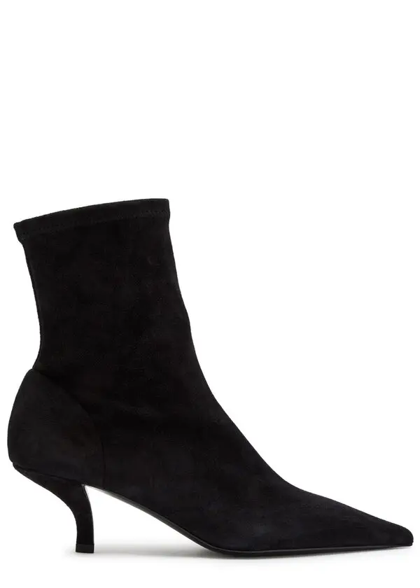 TOTEME 50 Suede Ankle Boots