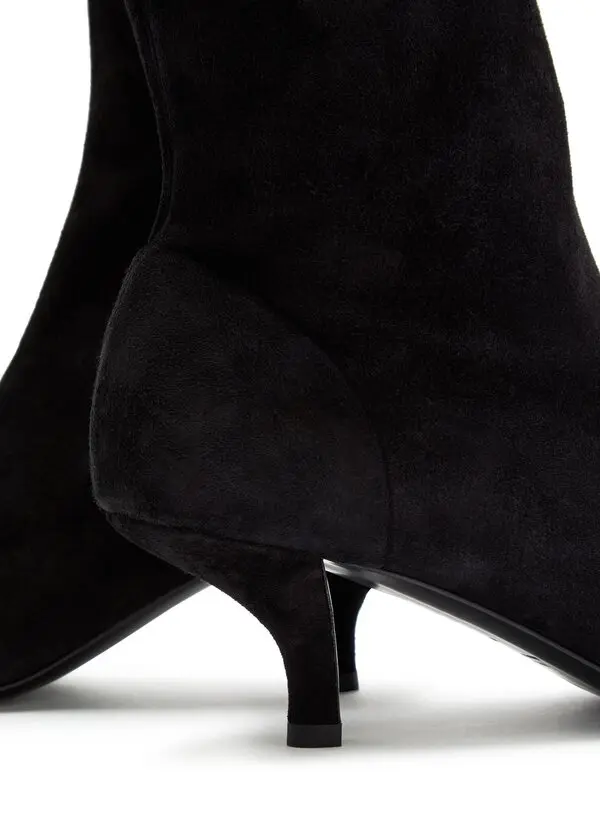 TOTEME 50 Suede Ankle Boots