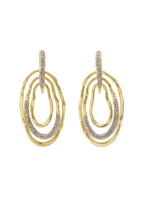 Alexis Bittar Solanales 14k-plated Hoop Earrings - Gold